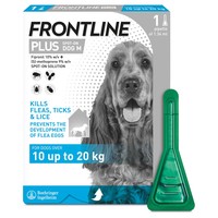 Frontline For Dogs Frontline Plus Fleas & Ticks Spot Treatment For All ...